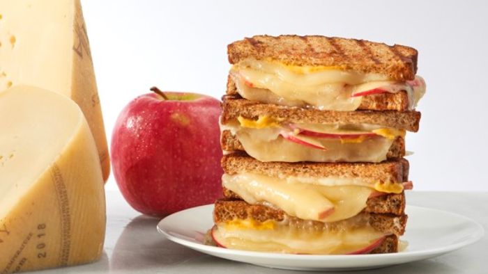 Toma Grilled Cheese with Apple and Dijon – Rusty Hinges Ranch