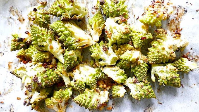 Garlic & Lemon Roasted Romanesco Recipe – Rusty Hinges Ranch