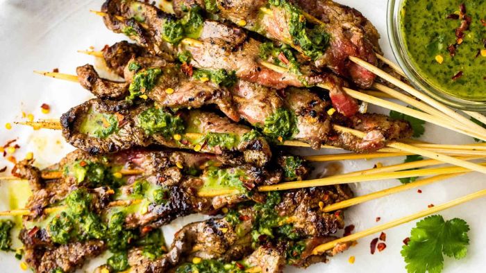 Grilled Steak Skewers – Rusty Hinges Ranch