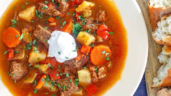 Hungarian Gulyás (Goulash) – Rusty Hinges Ranch