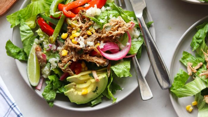 Instant Pot Carnitas Salad – Rusty Hinges Ranch