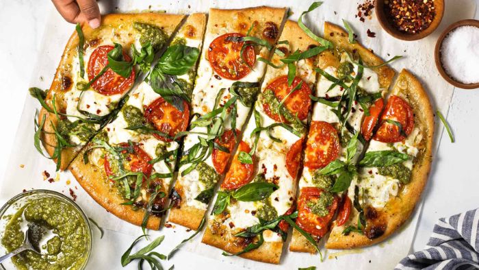 Pesto Margherita Pizza – Rusty Hinges Ranch
