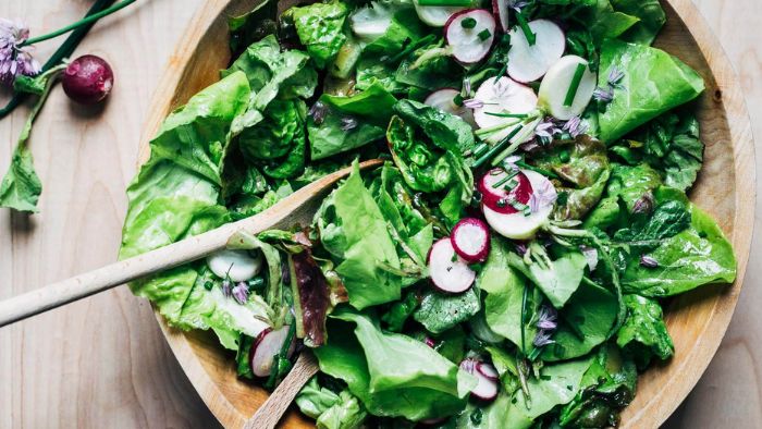 Radish and Crunchy Greens Salad – Rusty Hinges Ranch