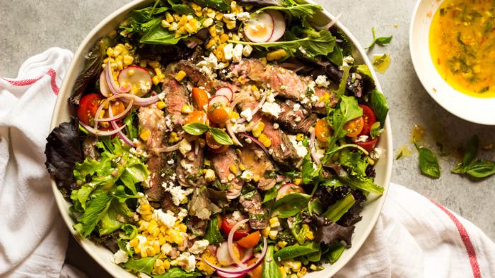 Summer Grilled Steak Salad – Rusty Hinges Ranch